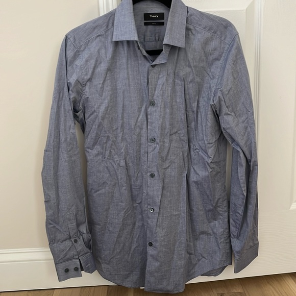Theory | Shirts | Theory Button Down Dress Shirt Slim Fit | Poshmark